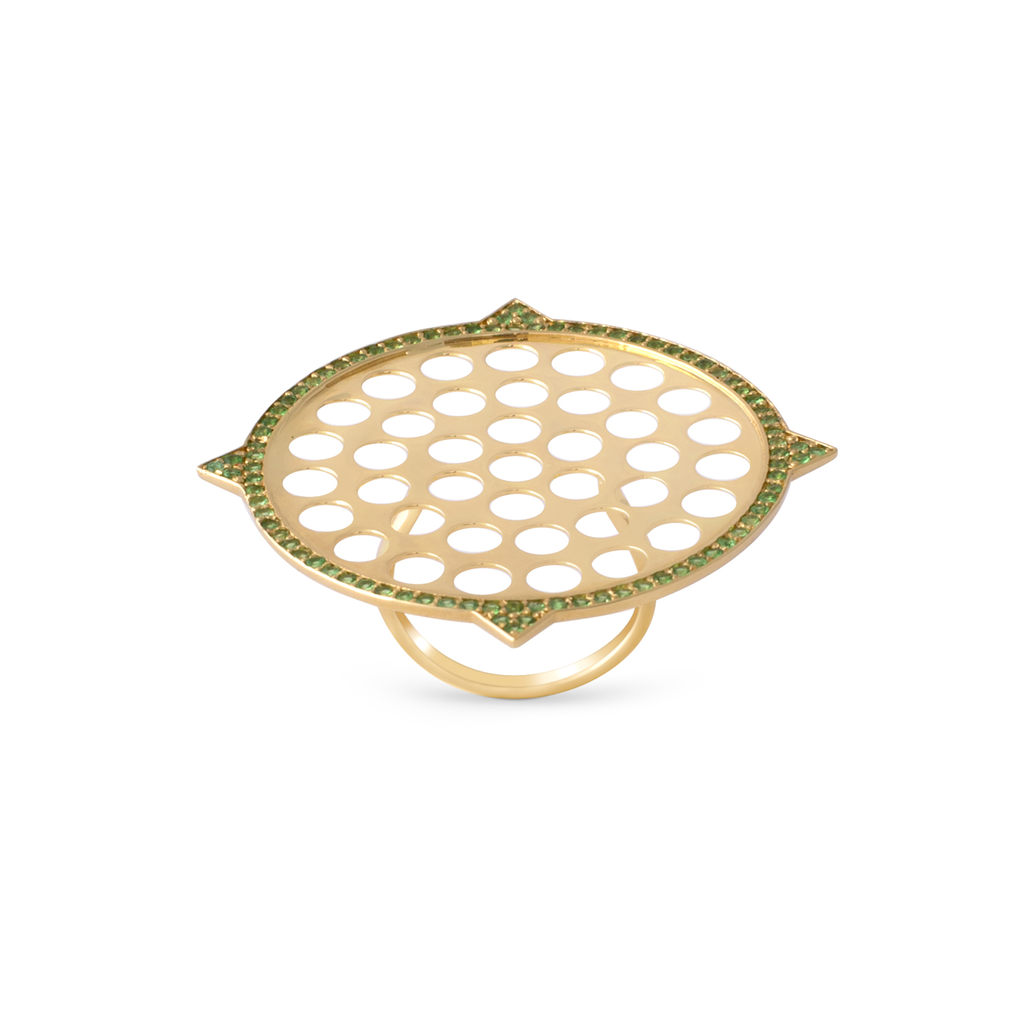 Yazd Ring - Flat - 18K Gold - Sheida Farrokhi